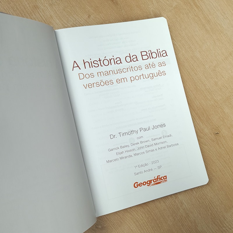 A História da Bíblia | Dr Timothy Paul Jones