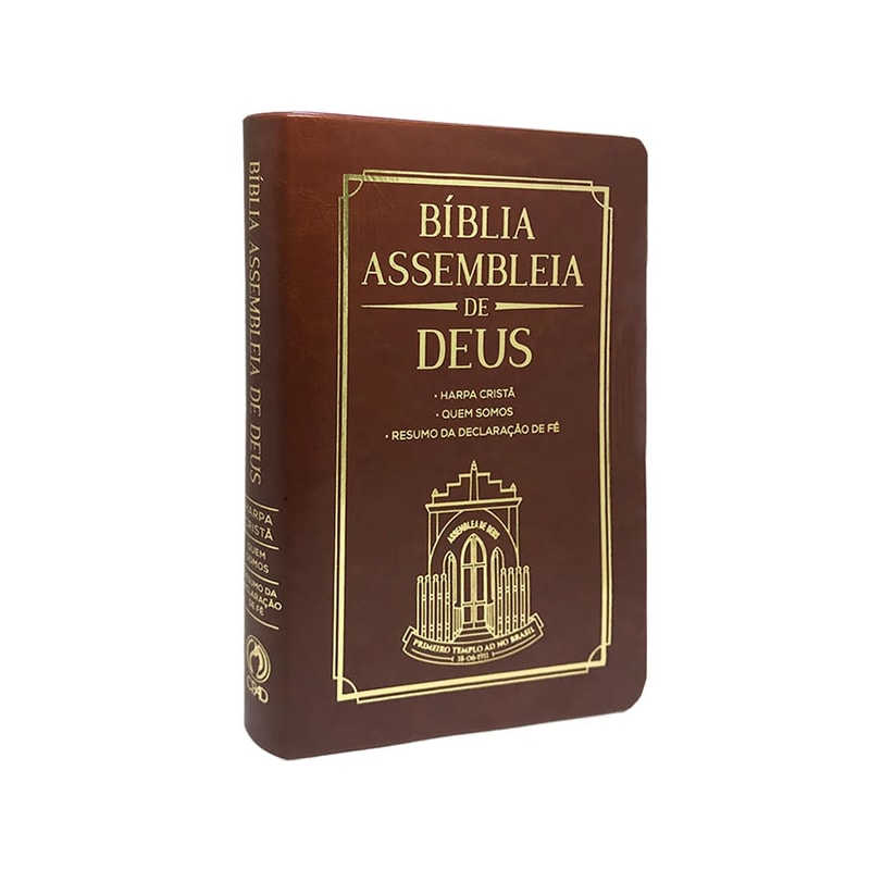 Bíblia Assembleia de Deus | ARC | Marrom Capa Igreja