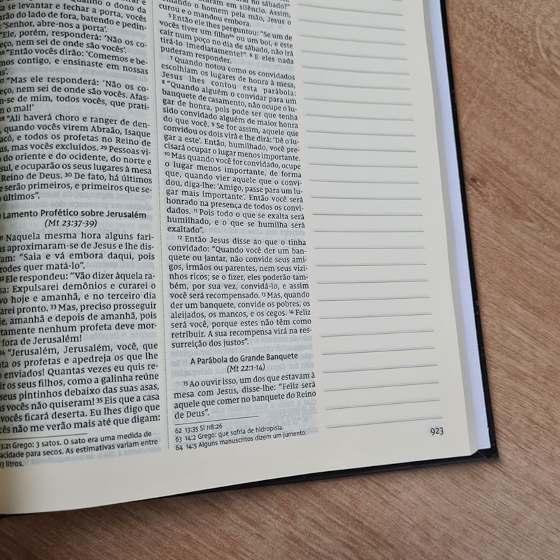 Bíblia Sagrada Lettering | NVI | Capa Dura com Espaço para Anotações