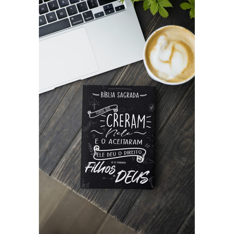 Bíblia Sagrada Lettering | NVT | Letra Normal |Flexível Soft Touch