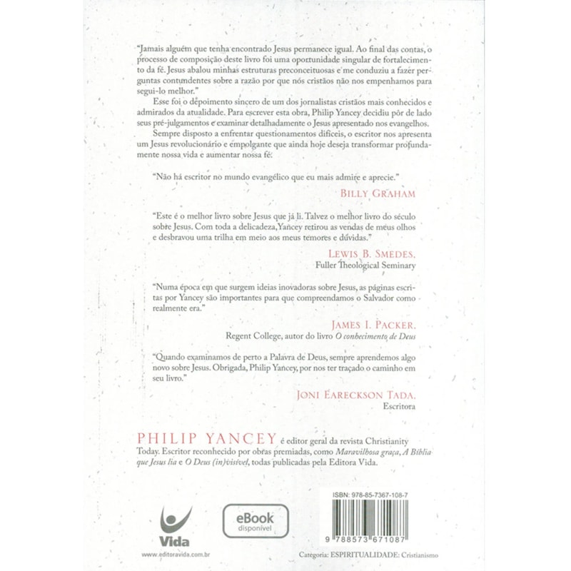 O Jesus que Eu Nunca Conheci | Philip Yancey