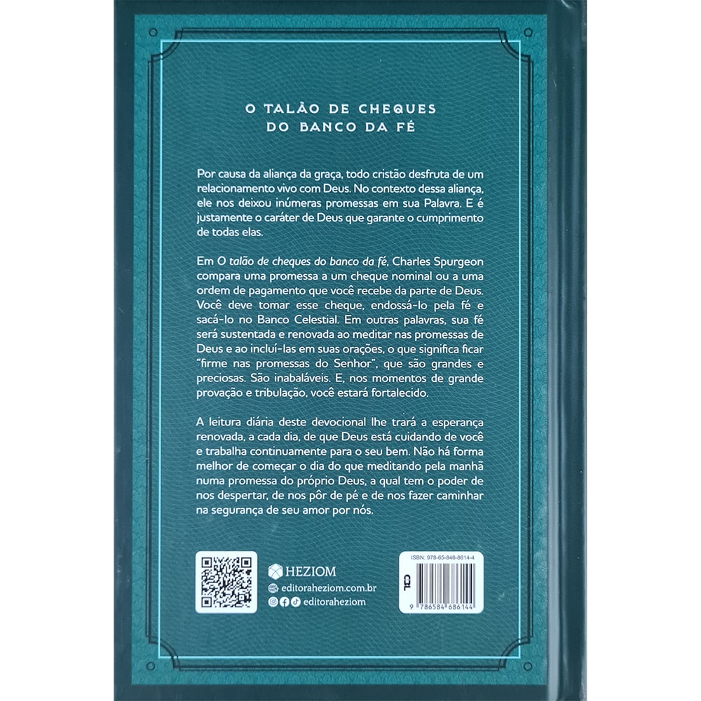 O Talão de Cheques do Banco da Fé | Charles H. Spurgeon