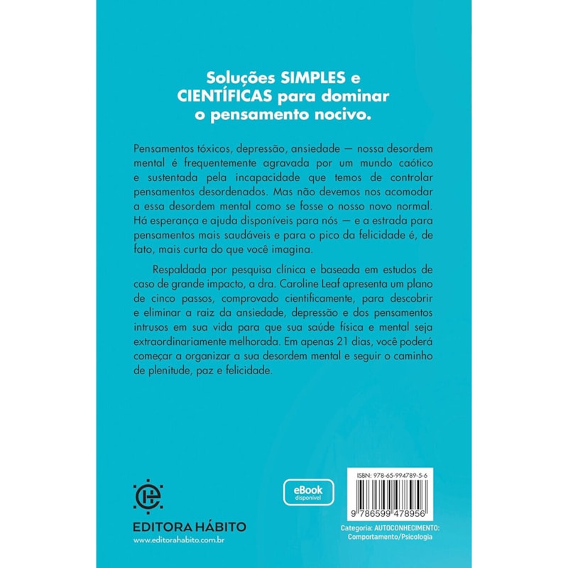 Organize sua Desordem Mental | Dra. Caroline Leaf