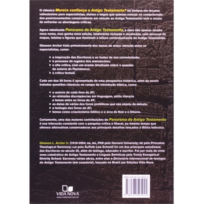 Panorama do Antigo Testamento | Gleason L. Archer Jr.