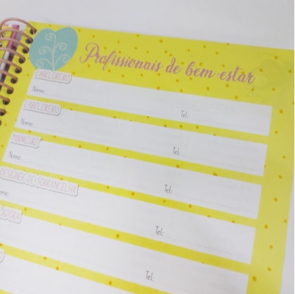 Planner Smilinguido Médio Louvor | Permanente | Capa Dura