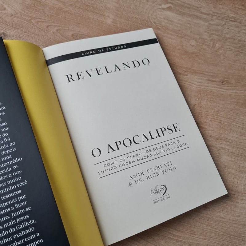 Revelando o Apocalipse | Livro de Estudo | Amir Tsarfati e Dr. Rick Yohn