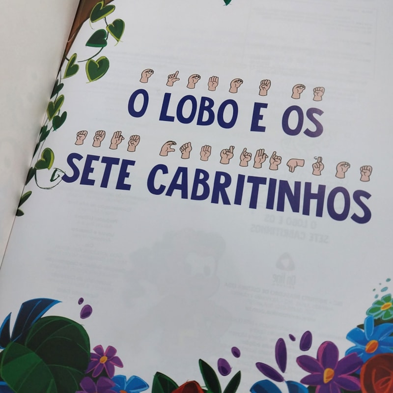 Turma da Monica | O Lobo e os Sete Cabritinhos | Libras